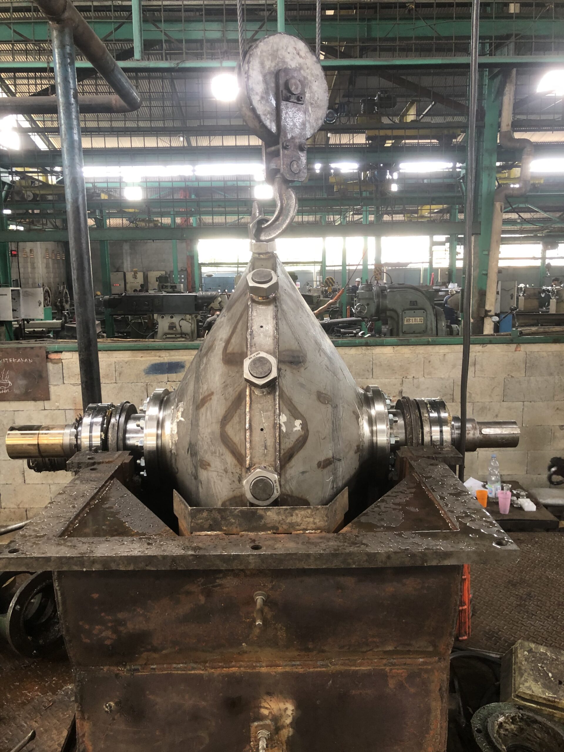 Balancing & Overhaul Sludge Centrifuge | PT. MALINDO KARYA LESTARI | Page 2